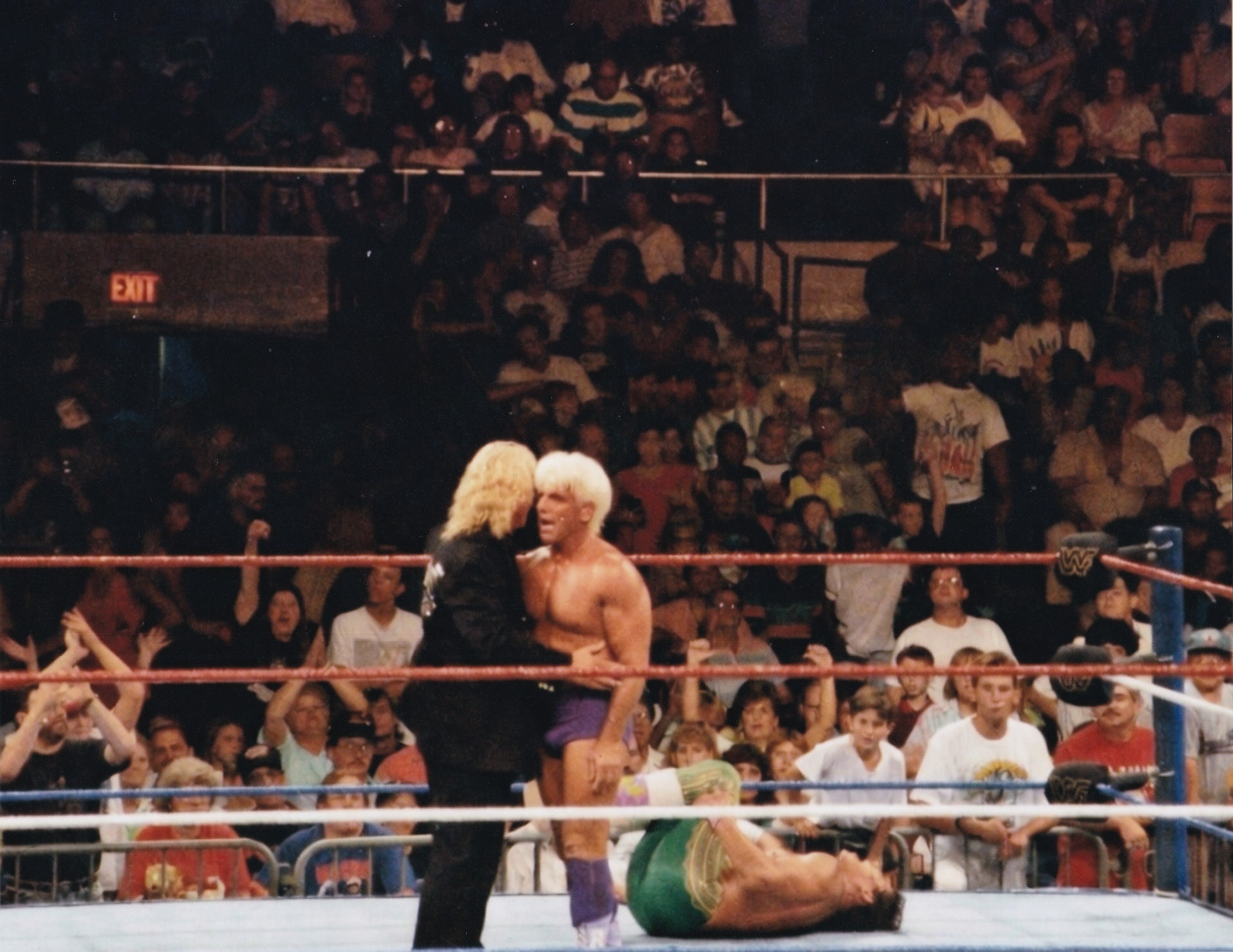 Ric Flair & Mr Perfect with Tito Santana WWF SummerSlam Spectacular Na ...